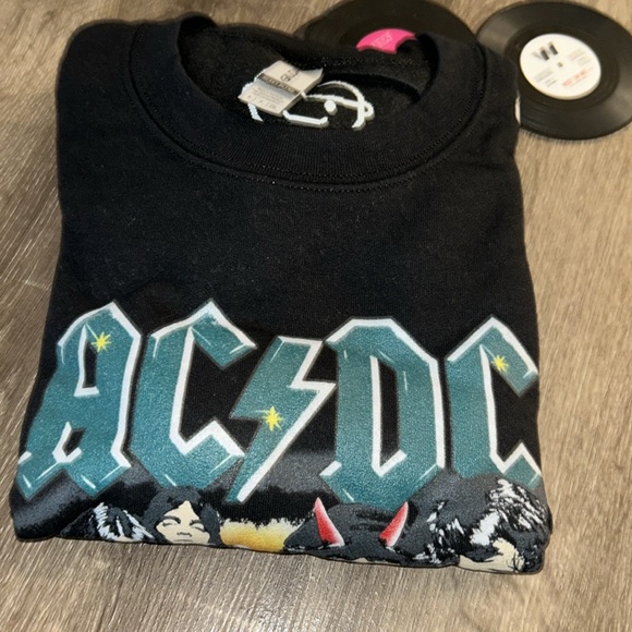 Urban Outfitters | Shirts | Retro Acdc Highway To Hell Poster Crew Neck ...